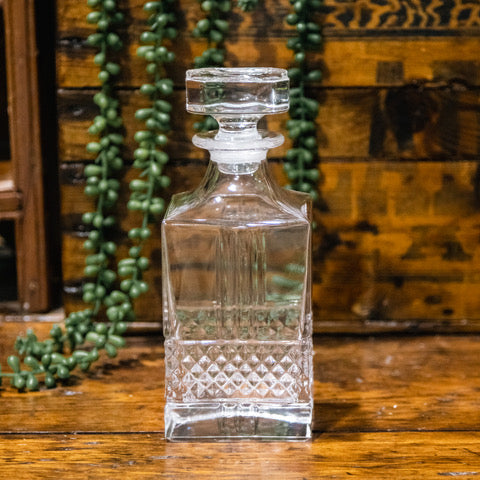 Decanter, Crystal - Diamond – simplycottage