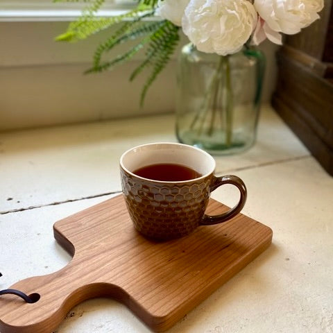 Brown Honeycomb Pattern Mug – simplycottage