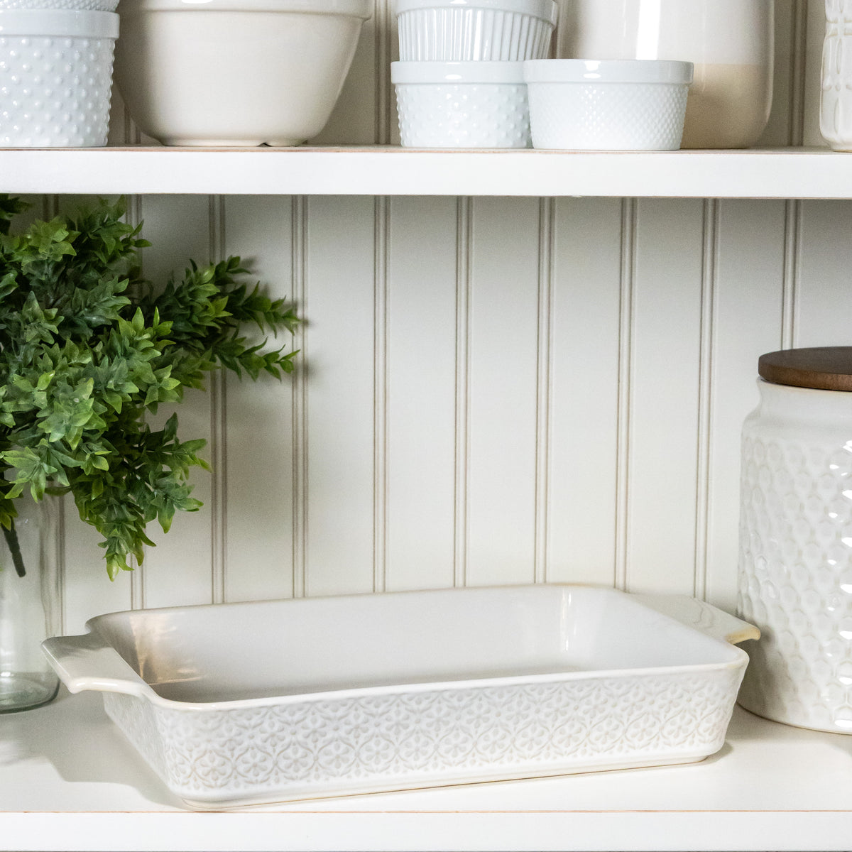 Rectangular Ivory Baker – simplycottage