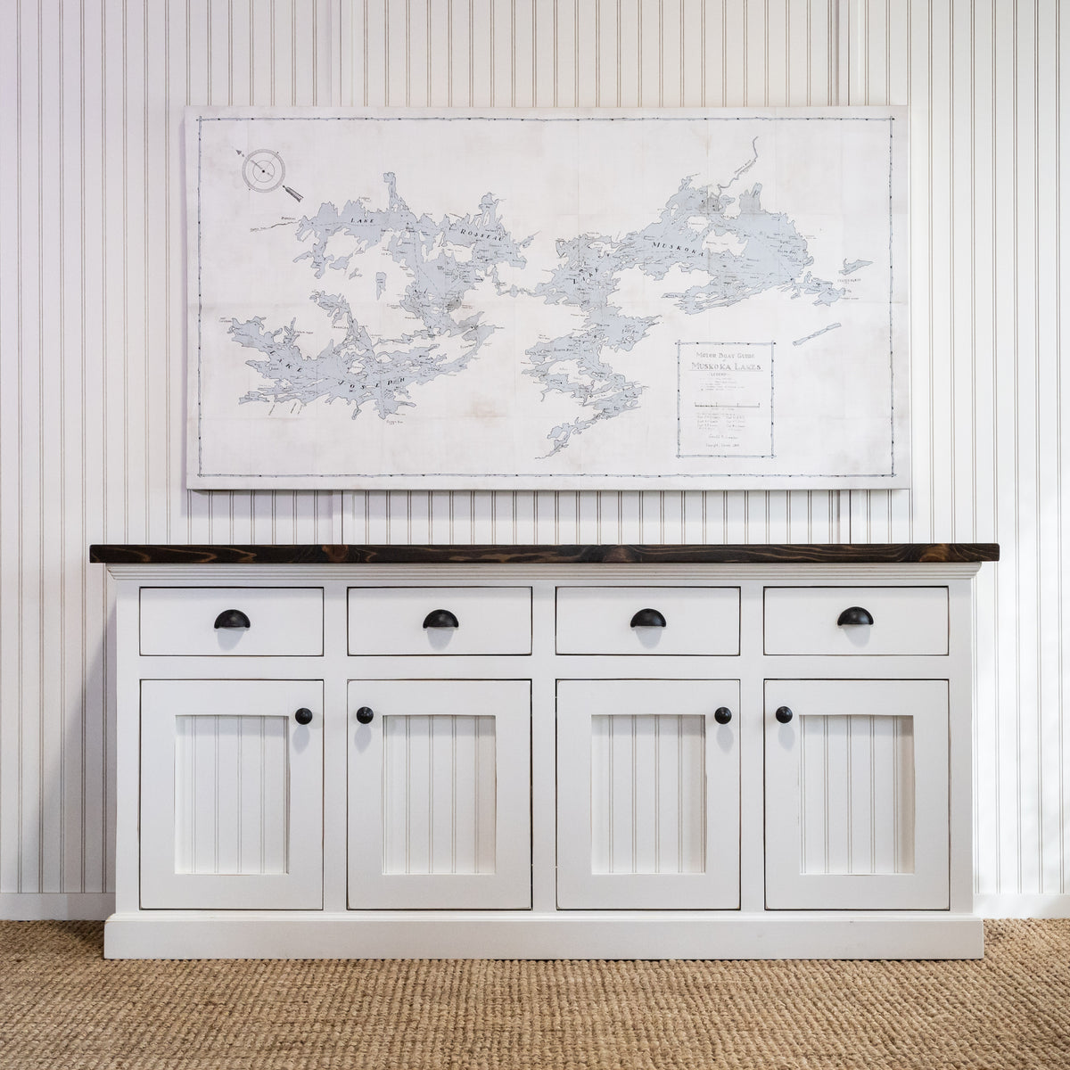 Cabinet, 4 Door/4 Drawer – simplycottage