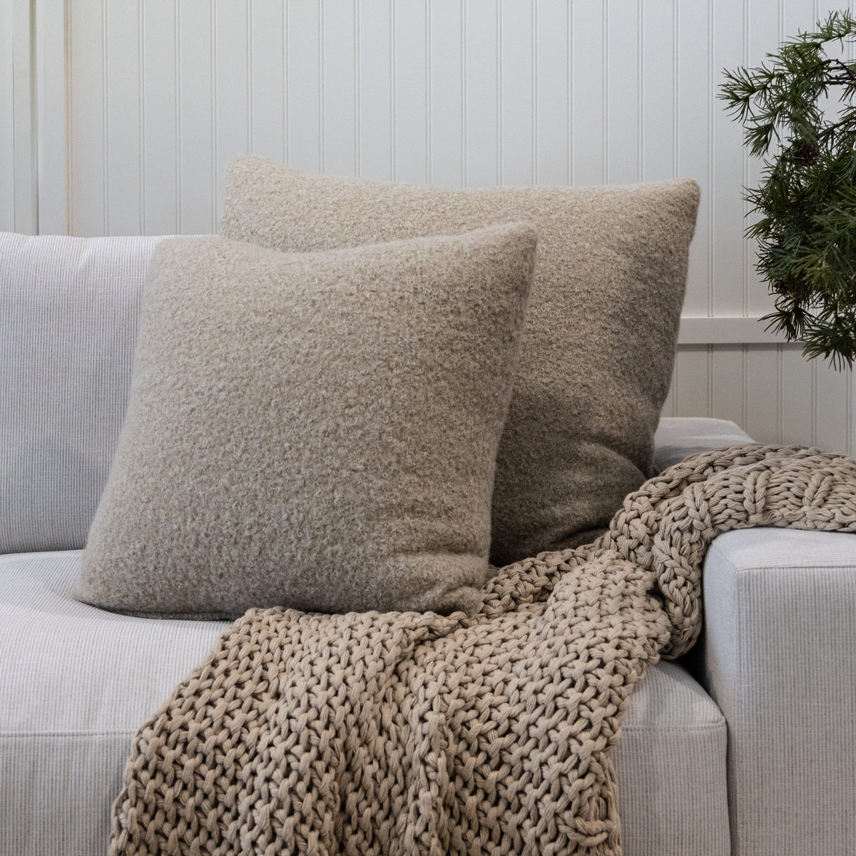 Yoko Hazelnut Pillow – simplycottage