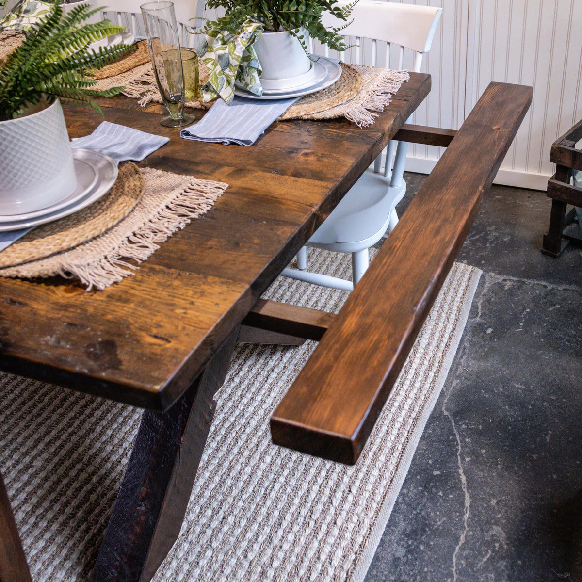 Extension Crossbuck Dining Table – simplycottage