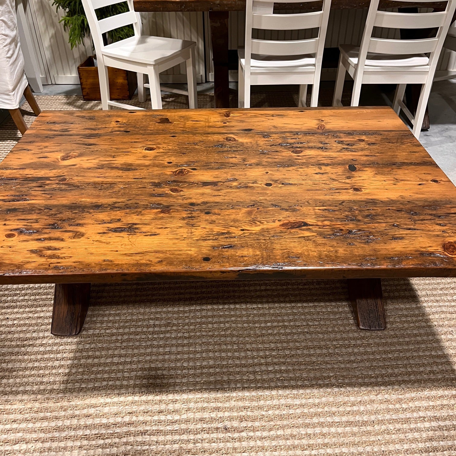 Coffee table cross base – simplycottage