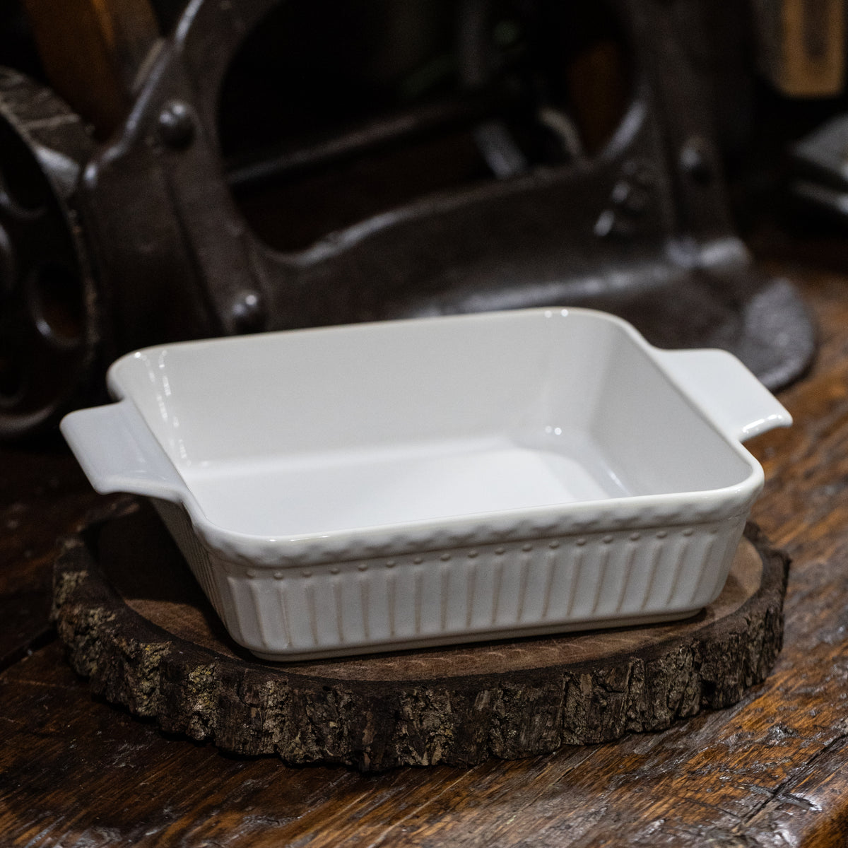 Square Ivory Baker – simplycottage