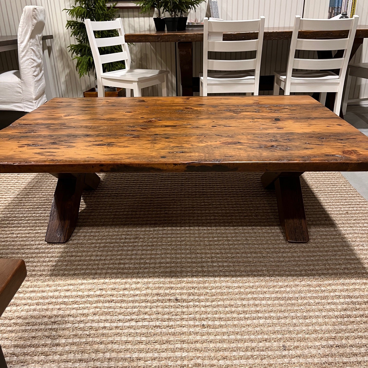 Coffee table cross base – simplycottage
