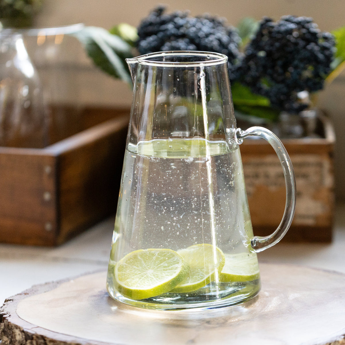 Recycled Glass Pitcher – simplycottage
