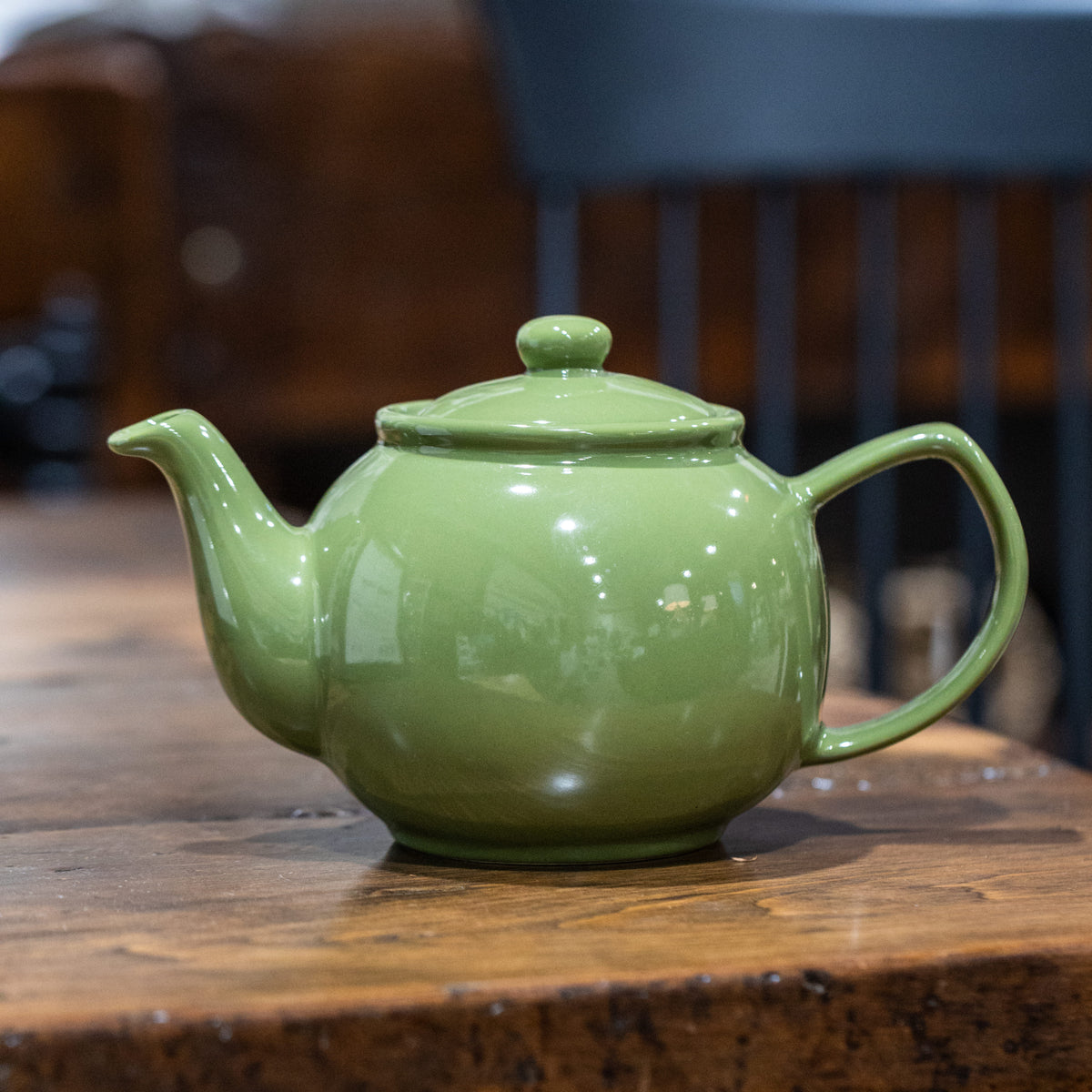 Olive Green Teapot – simplycottage