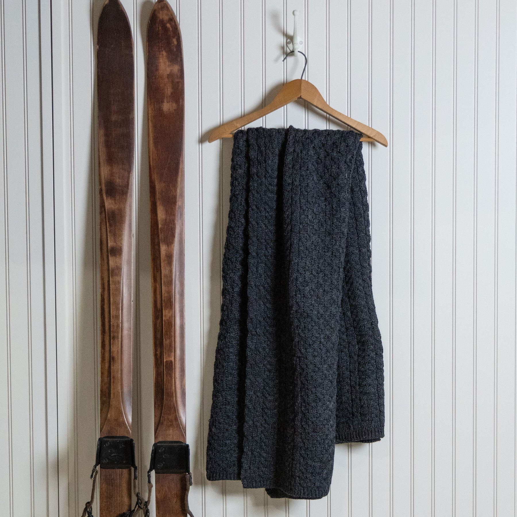 Honeycomb Wool Throw - Charcoal – simplycottage