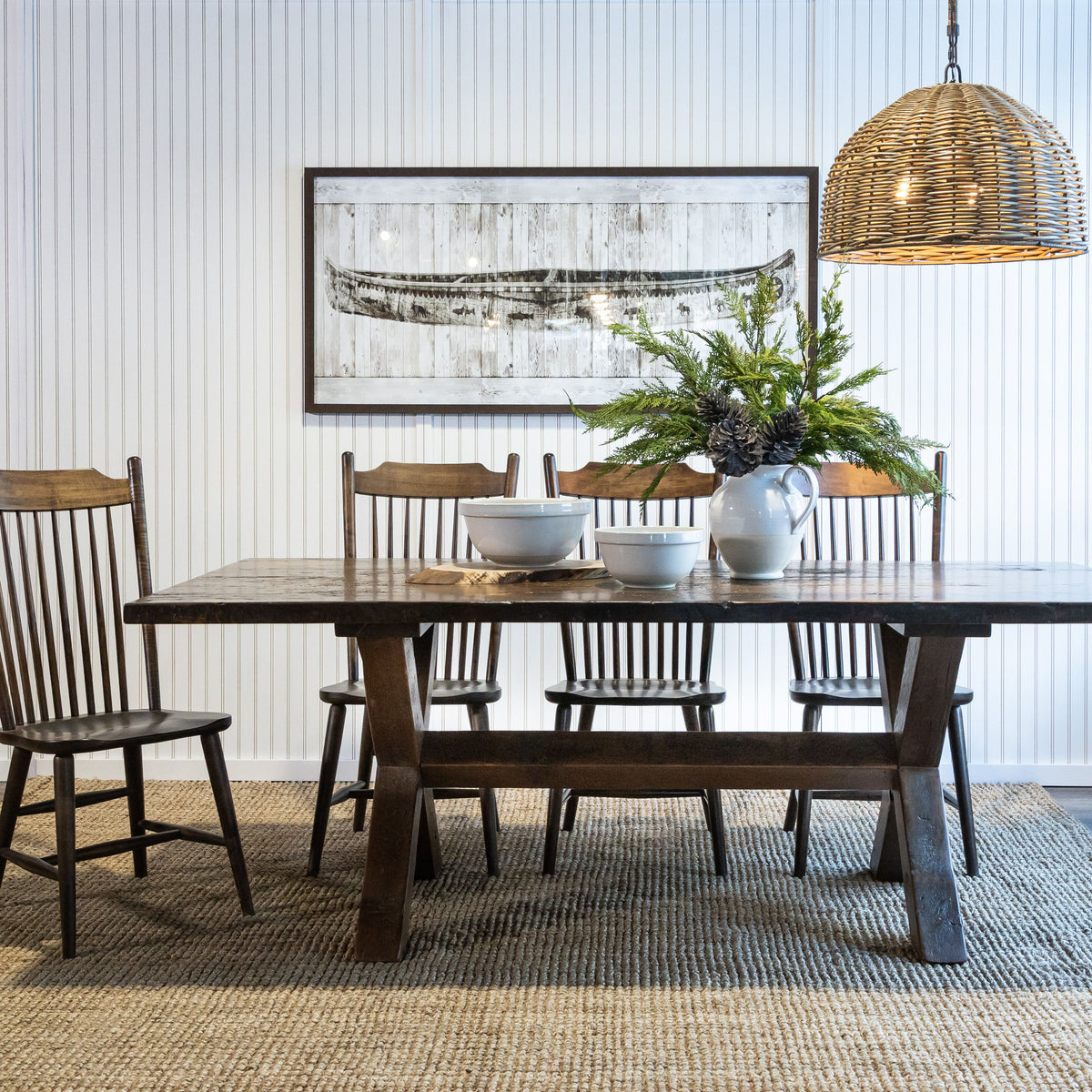 Crossbuck Dining Table – simplycottage