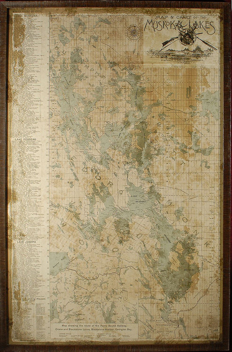 Muskoka Lakes - Map & Chart – simplycottage